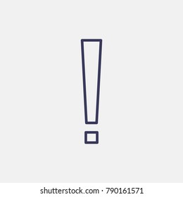 Outline Interjection Icon Illustration Isolated Vector Stock Vector ...