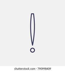 Outline Interjection Icon Illustration Isolated Vector: vector de stock ...