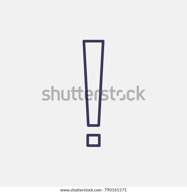 Outline Interjection Icon Illustration Isolated Vector Stock Vector ...
