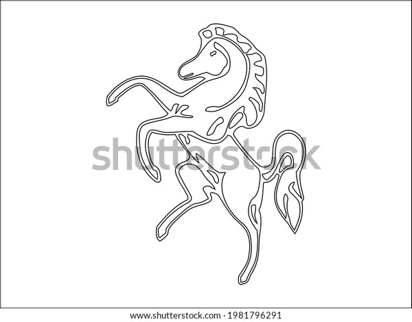Outline Kent Flag Vector Illustration Stock Vector (Royalty Free ...