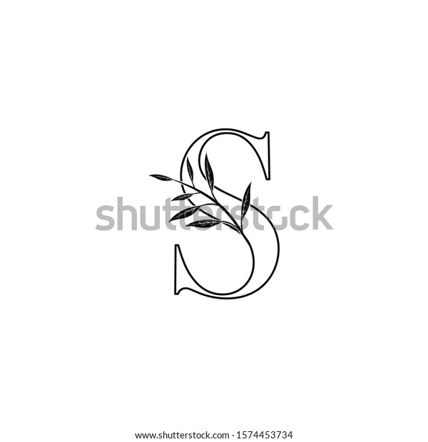 Outline Letter S Logo Icon Monogram Stock Vector (Royalty Free ...