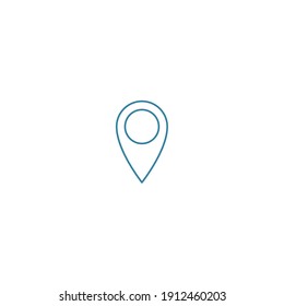 Outline Location Icon Illustration Vector Symbol Stock Vector (Royalty ...