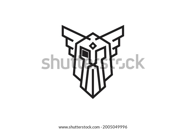 Outline Odin Logo Vector Eps Stock Vector (Royalty Free) 2005049996 ...
