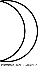 Outline Phases Simple Moon Stock Vector (Royalty Free) 1178637514 ...