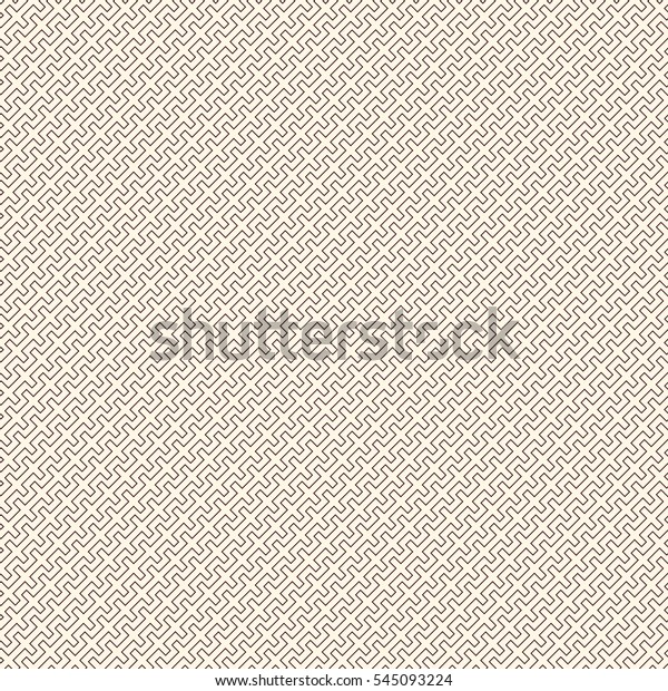 Outline Seamless Pattern Battlement Curved Lines Stock Vector (Royalty ...