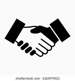 Outline Shake Hand Pixel Perfect Vector Stock Vector (Royalty Free ...