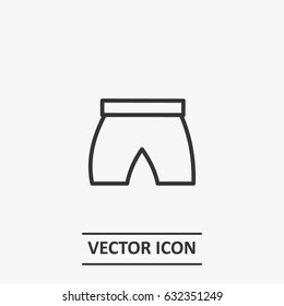 Outline Short Icon Illustration Vector Symbol Stock Vector (Royalty ...