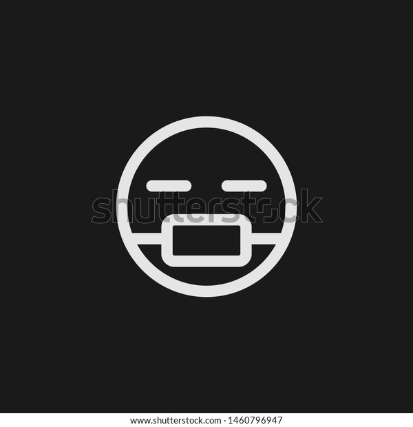 Outline Sick Vector Icon Sick Illustration Stock Vector (Royalty Free ...