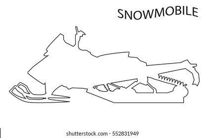 Snowmobile outline : 1 780 images, photos et images vectorielles de ...