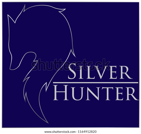 Outline Silver Wolf Logo Design: เวกเตอร์สต็อก (ปลอดค่าลิขสิทธิ์ ...