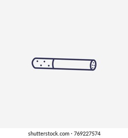 Outline Smoke Icon Illustration Vector Symbol Stock Vector (Royalty ...