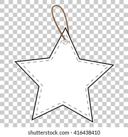 Outline Star Tag Stock Vector (Royalty Free) 416438410 | Shutterstock