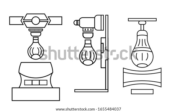 Outline Stroke Dragon Fighting Boxer Boxing Stock Vector (Royalty Free ...