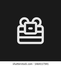 Outline Time Bomb Vector Icon Time Stock Vector (Royalty Free ...