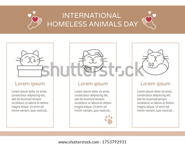Outline Vector Flyer Text Boxes On Stock Vector (Royalty Free ...