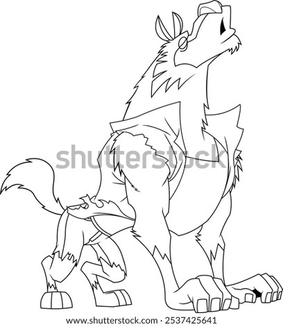 Wolfman Drawing | Free download on ClipArtMag