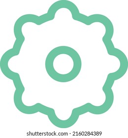 Outlined Stroke Setting Cog Wheel Concept Stock Vector (Royalty Free ...