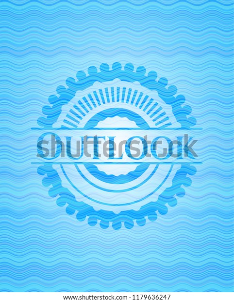 Outlook Water Representation Badge Stock Vector (Royalty Free ...