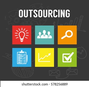 1,835 Business process outsourcing icon Images, Stock Photos & Vectors ...
