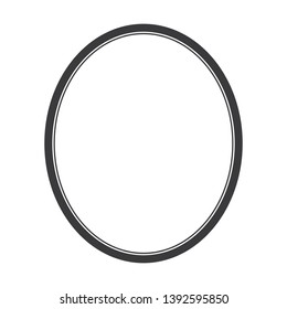 Oval Blank Template Writing Design Ineps10 Stock Vector (Royalty Free ...