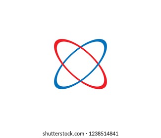 Oval Logo Vector Template Illustration Design Stock Vector (Royalty ...