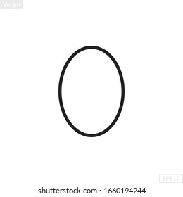 Oval Shape Illustration Vector Graphic Basic Stock Vector (Royalty Free ...
