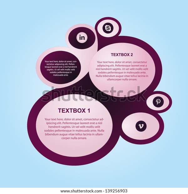 Oval Text Box Stock Vector (Royalty Free) 139256903 | Shutterstock