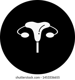 Ovary Icon Your Project Stock Vector (Royalty Free) 1453336655 ...