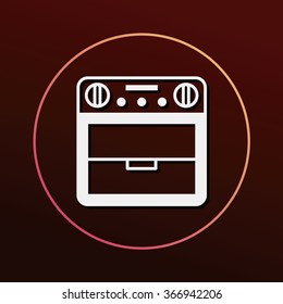 Oven Icon Stock Vector (Royalty Free) 366942206 | Shutterstock