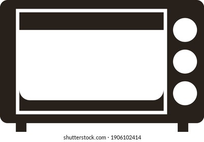 Oven Vector Illustration Isolated On White Stock Vector (Royalty Free ...