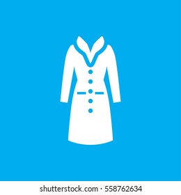 Overcoat Icon Illustration Isolated Vector Sign Stock Vector (Royalty ...