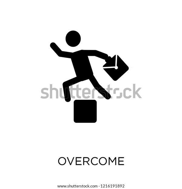 Overcome Icon Overcome Symbol Design Startup Stock Vector (Royalty Free ...