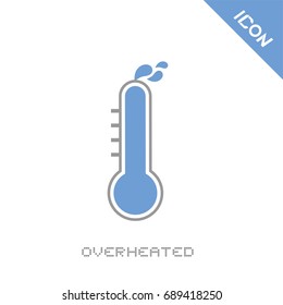 Overheated Icon Stock Vector (Royalty Free) 689418250 | Shutterstock