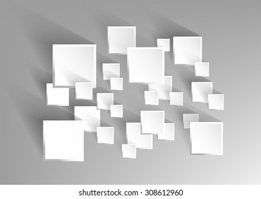 Overlapping Squares Concept Illustration Stock Vector (Royalty Free ...