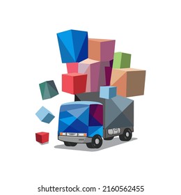 84 Overloaded Truck Stock Vectors, Images & Vector Art | Shutterstock