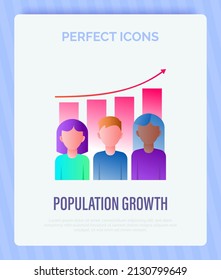 468 Population increase icon Images, Stock Photos & Vectors | Shutterstock