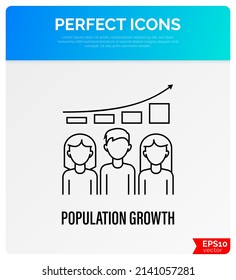 468 Population increase icon Images, Stock Photos & Vectors | Shutterstock