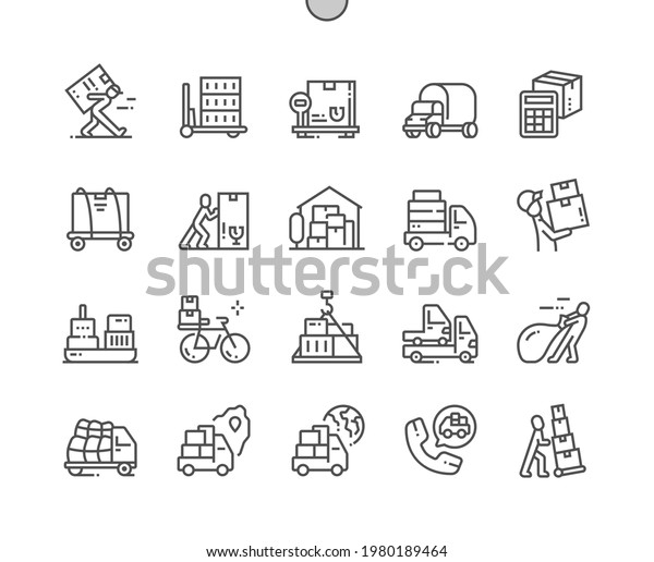 Overweight Delivery Warehouse Freight Car Courier Stock Vector (Royalty ...