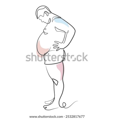 Fat Man Drawing | Free download on ClipArtMag