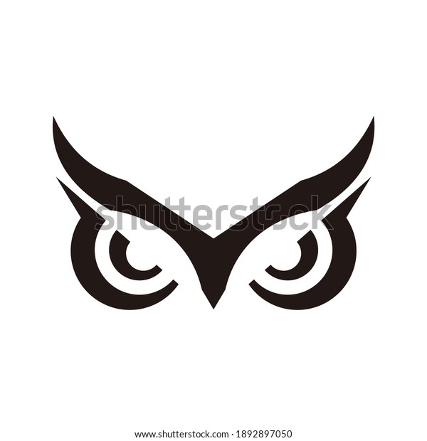Owl Eye Logo Design Template Stock Vector (Royalty Free) 1892897050 ...