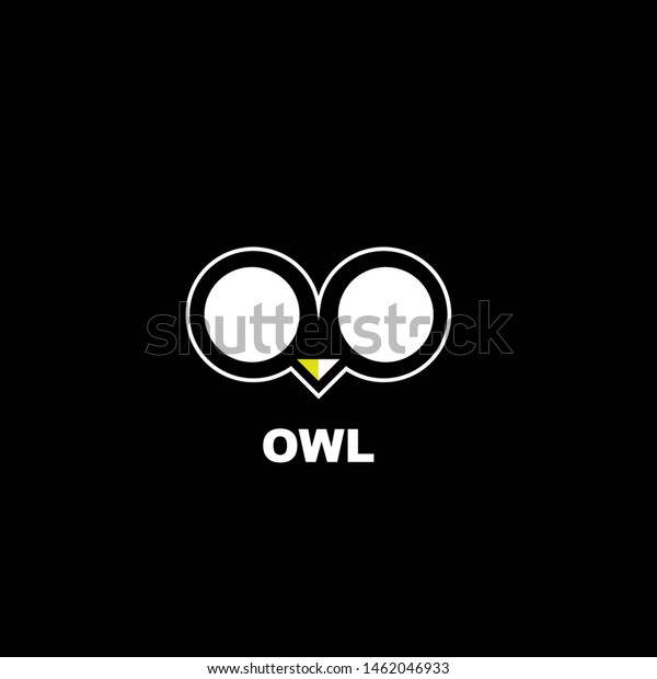 Owl Face Icon Logo Design Vector Stock Vector (Royalty Free) 1462046933 ...
