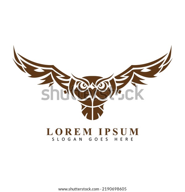 Owl Icon Owl Logo Design Element Stock Vector (Royalty Free) 2190698605 ...