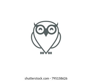 Owl Logo Design Gamepad Icon Owl Stock Vector (Royalty Free) 1448227964