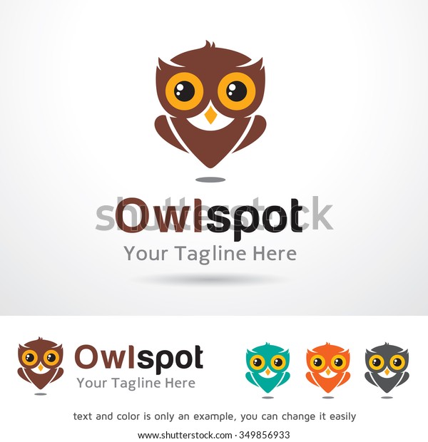 Owl Shop Logo Template Design Vector Stock Vector (Royalty Free ...