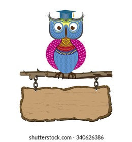 Owl Sign Stock Vector (Royalty Free) 340626386 | Shutterstock