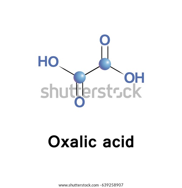 Oxalic Acid Reducing Agent Conjugate Base Stock Vector (Royalty Free ...