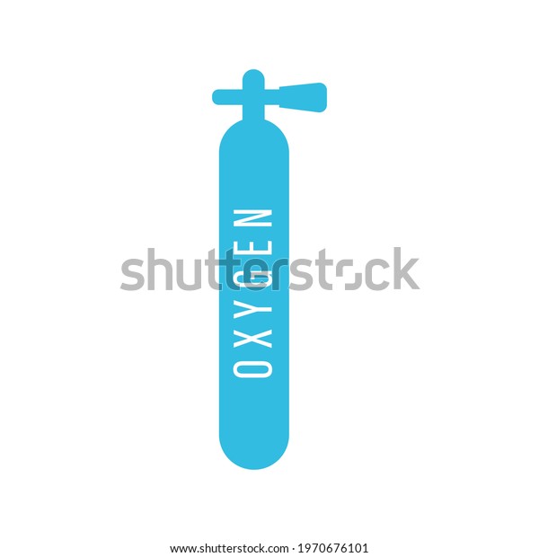 Oxygen Cylinder Tank Vector Isolated Stock Vector (Royalty Free ...