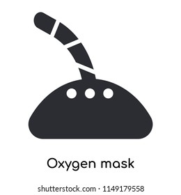Oxygen Mask Icon Vector Isolated On Stock Vector (Royalty Free ...