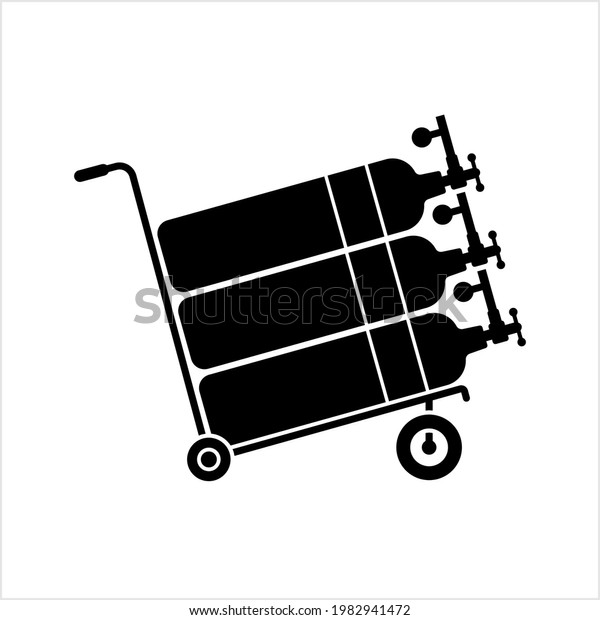 Oxygen Tank Icon Oxygen Storage Vessel Stock Vector (Royalty Free ...