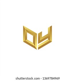 Oy Logo Letter Initial 3d Designs Stock Vector (Royalty Free ...